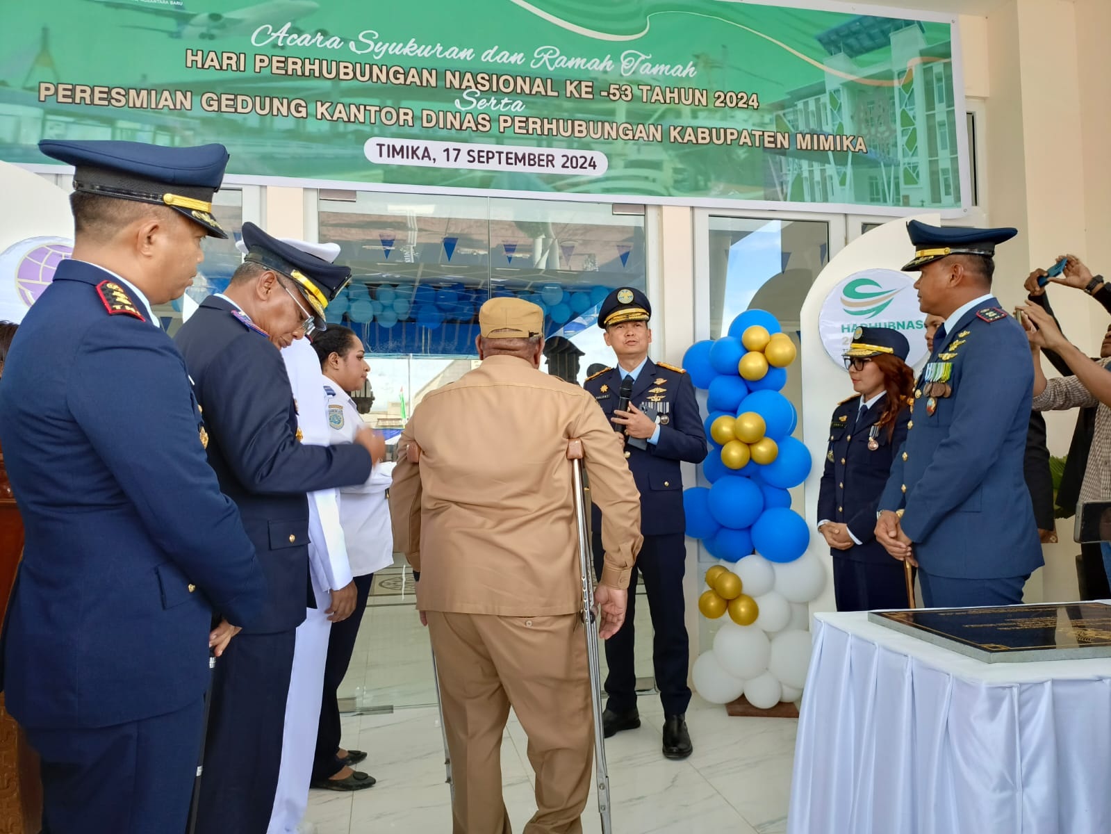 Peresmian Gedung Baru Kantor Dishub Mimika - Timika eXpress