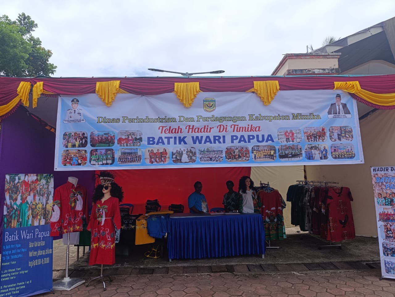Berbagai Motif Batik Karya Anak OAP Dipajang di Pameran Mimika - Timika ...